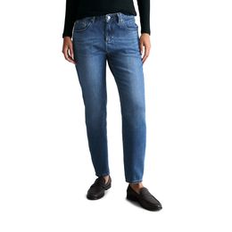 Marc O'Polo Damen Boyfriend-Jeans "aus Organic Cotton-Mix", blau, Gr. 28, MARC O'POLO DENIM, unifarben, Obermaterial: 60% Baumwolle, 39% Lyocell, 1% Elasthan,