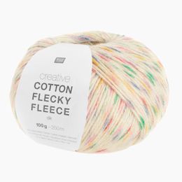 Creative Cotton Flecky Fleece dk von Rico Design, Rainbow, aus Baumwolle