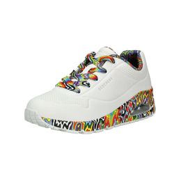 Skechers Damen Sneaker "Skechers Sneaker Synthetik", Gr. 36, wei&szlig;, Synthetik, Schuhe