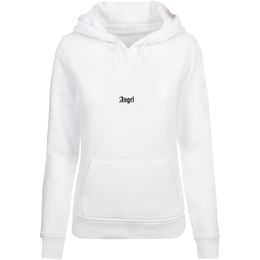 MISS TEE Damen Kapuzenpullover "Miss Tee Damen Angel Wings Hoody"wei&szlig;, Gr. M, unifarben, 65% Baumwolle, 35% Polyester, Pullover