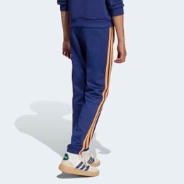 M&auml;dchen Sporthose "STADIUM"dunkelblau, pure orange,, Gr. 164, adidas Sportswear, Obermaterial: 59% Polyester, 41% Baumwolle, Hosen