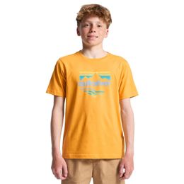 T-Shirt Quiksilver "Horizon Fade", Jungen, Gr. 10, mineral gelb, Obermaterial: 70% Walkfrottier, 30% Walkfrottier;, Shirts T-Shirt