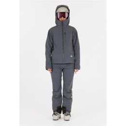 SOS Damen Skihose "Cervinia", blau, Gr. XL, unifarben, 86% Polyamid, 14% Elasthan, Hosen, Mit 15.000 mm Wassers&auml;ule