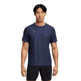 Hoka One One Hoka Airolite Short Sleeve 2.0 Bekleidung Herren blau