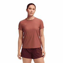 Hoka One One Hoka Airolite Short Sleeve 2.0 Bekleidung Damen rot