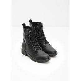 Tamaris Schn&uuml;rboots bei bonprix, schwarz
