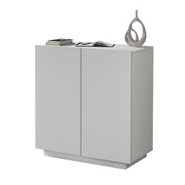 Aktenschrank Home Affaire "Essential, Mehrzweckschrank, B&uuml;roschrank mit 2 T&uuml;ren", wei&szlig; (wei&szlig; matt), B:79,2cm H:86cm T:38cm, FSC-zertifizierter Holzwerkstoff, Schr&auml;nke, & verstellbaren Einlegeb&ouml;den, H&ouml;he 86 oder 166 cm, Made in Italy