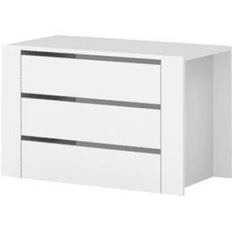 Schubladeneinsatz OTTO HOME "Piano, Gala, f&uuml;r die Fachbreite 88cm", wei&szlig;, B:88cm H:57cm T:45cm, Holzwerkstoff, Schubladeneins&auml;tze, Schubladeneinsatz, 3 Schubladen mit Soft-Close-Funktion