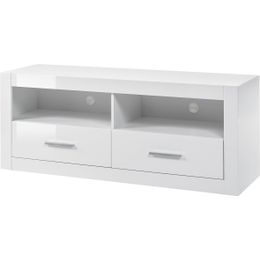 Lowboard Home Affaire "Bianco", wei&szlig;, B:150cm H:61cm T:45cm, Sideboards, Lowboard, Breite 150 cm