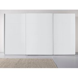 Schwebet&uuml;renschrank Rauch "Kleiderschrank Schrank Garderobe TOPSELLER OTELI inkl. Inneneinteilung", wei&szlig;, B:360cm H:210cm T:62cm, Holzwerkstoff, Schr&auml;nke, Schwebet&uuml;renschrank, mit 3 Innenschubladen sowie zus&auml;tzlichen Einlegeb&ouml;den MADE IN GERMANY, Topseller