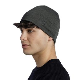 Buff Midweight Merino Wool Hat Solid Bark Unisex