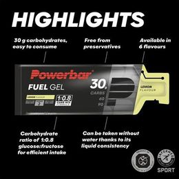 Power Bar Powerbar Fuel Gel 30 Lemon