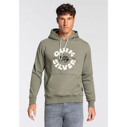 Kapuzensweatshirt Quiksilver "FINAL CALL HOODIE YM", Herren, Gr. M, gr&uuml;n (sea spray), Obermaterial: 55% Baumwolle, 45% Polyester, Sweatshirts