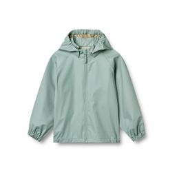 Allwetterjacke Wheat "Wheat Rainwear Chardy Jacket", Jungen, Gr. 116, aquamarin, 55% Polyester, 45% Polyurethan, unifarben, normal, ohne Ausschnitt, Jacken
