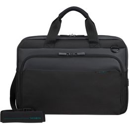 Laptoptasche Samsonite "MYSIGHT", Damen, Gr. B/H/T: 42cm x 30cm x 10,5cm, schwarz, Polyester, Polyurethan, Taschen Laptoptasche, Laptoptasche 15,6-Zoll Lapotop-10,5-Zoll Tabletfach USB-Schleuse