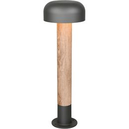 Trio LEUCHTEN Au&szlig;en-Stehlampe "FRASER, Outdoor Stehleuchte H&ouml;he 54cm, exkl 1x E27 max 10W, IP54", grau, 1, &Oslash; 19cm H: 54cm, 1 Stk., Leuchten, Wegeleuchte Garten Terrasse, &Oslash; 19cm H&ouml;he 54cm, Leuchtmittel wechselbar