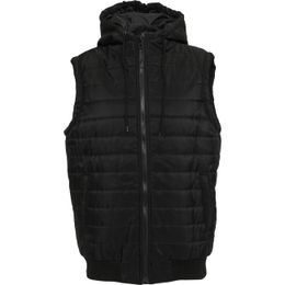 Jerseyweste DEF "DEF Herren Vest", Herren, Gr. L, schwarz, 100% Polyester, Westen