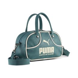 Tragetasche Puma "Puma 1976 Archive 2,5 l Mini-Tragetasche Erwachsene", Damen, Gr. B/H/T: 50cm x 13,5cm x 9,5cm onesize, emerald ice alpine snow gr&uuml;n wei&szlig;, Taschen