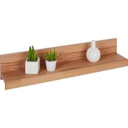 Wandregal OTTO HOME "Silkeborg", beige (kernbuche teilmassiv), B:90cm H:16cm T:17cm, Holz teilmassiv, Regale, Wandregal, 2er-Set