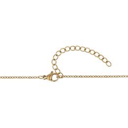 Adelia&acute;s Kette ohne Anh&auml;nger ADELIA&acute;S "Herren Halskette mit Anh&auml;nger &ndash; Kreuz aus Edelstahl", gold, Halsketten, Herren, 46cm, Edelstahl, Zum Verschenken &ndash; ideal zum einfach so