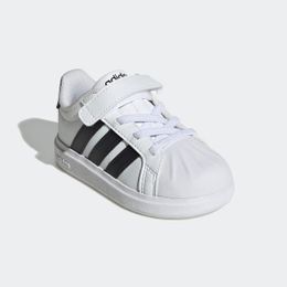 Sneaker adidas Sportswear "STREETTALK", Damen, Gr. 26, cloud wei&szlig;, core schwarz, core schwarz, Synthetik, Schuhe Sneaker, inspiriert vom Design des adidas superstar, f&uuml;r Kinder