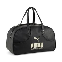 Tragetasche Puma "Puma 1976 Archive 30 l Tragetasche Erwachsene", Damen, Gr. B/H/T: 50cm x 28,5cm x 22cm onesize, schwarz alpine snow wei&szlig;, Taschen