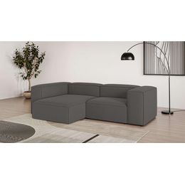 Ecksofa OTTO HOME "HAILY L-Form links/rechts, Modularsofa, Sitztiefe 70/130 cm", grau (dunkelgrau), B:260cm H:72cm T:160cm, 100% Polyester, Sofas, Ecksofa, als Modul oder separat verwendbar, f&uuml;r individuelle Zusammenstellung