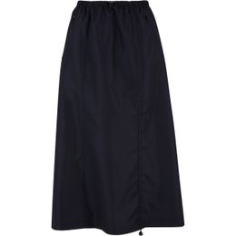 Sommerrock Urban Classics "Urban Classics Damen Ladies Ripstop Parachute Midi Skirt", Damen, Gr. S, schwarz, 100% Polyester, unifarben, normal, R&ouml;cke