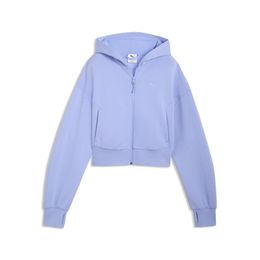Hoodie Puma "PumaTECH SENSE Kapuzenjacke Damen", Damen, Gr. S, intense lavender lila, Obermaterial: 9% Elasthan, 25% Modal, 50% Polyester, 16% Baumwolle; Taschenfutter: 100% Baumwolle; Kapuzenfutter: 100% Baumwolle; Rippe: 96% Baumwolle, 4% Elasthan, comfort fit, Sweatshirts Hoodie