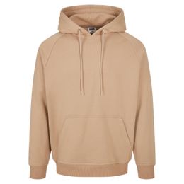 Sweatshirt Urban Classics "Urban Classics Herren Blank Hoody", Herren, Gr. L, unionbeige, 65% Baumwolle, 35% Polyester, unifarben, Sweatshirts Sweatshirt
