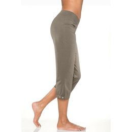 H.I.S. H.I.S Caprihose beige Gr. 36/38 f&uuml;r Damen. Bequem. Nachhaltig.