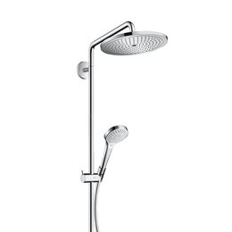 Hansgrohe Croma Select Aufputz-Duschsystem mit Wanneneinlauf, Thermostat, 26792000,