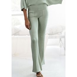 French Connection Strickhose gr&uuml;n Gr. 32/34 f&uuml;r Damen. Bequem
