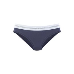 Copenhagen Studios Bikinislip blau Gr. XL (42). Mit Logobund. K&ouml;rpernah. Nachhaltig.