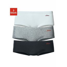 s.Oliver Hipster mehrfarbig Gr. 40/42 (L) f&uuml;r Damen. Mit Logodruck. K&ouml;rpernah. Nachhaltig.