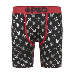 Boxershorts PSD "PSD PB MONOGRAM", Herren, Gr. L, 1 Stk., multi color, 95% Baumwolle, 5% Elasthan, Unterhosen