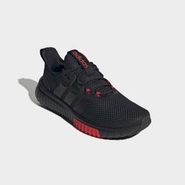 Sneaker adidas Sportswear "KAPTIR 4.0", Herren, Gr. 45, core schwarz, core schwarz, pure ruby, Leder, Textil, Schuhe Sneaker