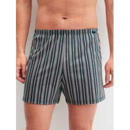 Weiter Boxer Calida "Prints", Herren, Gr. L (52/54), lilas, Single Jersey, Obermaterial: 100% Baumwolle, weit, Unterhosen, ohne Eingriff, lockere Passform, in Single-Jersey Qualit&auml;t