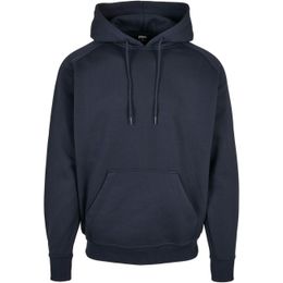 Sweatshirt Urban Classics "Urban Classics Herren Blank Hoody", Herren, Gr. L, navy, 65% Baumwolle, 35% Polyester, unifarben, Sweatshirts Sweatshirt