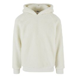 Sweatshirt Urban Classics "Urban Classics Herren Sherpa Hoody", Herren, Gr. L, sandwei&szlig;, 100% Polyester, unifarben, Sweatshirts Sweatshirt