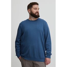 Sweatshirt Blend "BHRavin Big & Tall", Herren, Gr. 4XL, ensign blau, Sweatware, 100% Baumwolle, unifarben, regular fit normal, Rundhals, eingesetzt Rippb&uuml;ndchen, Sweatshirts Sweatshirt, Klassisches Sweatshirt mit Rundhalsausschnitt in gro&szlig;en Gr&ouml;&szlig;en