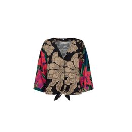 Lily & Lionel Hemdbluse LILY AND LIONEL "Celeste V-Neck Floral Printed Blouse Damen", Damen, Gr. 38, multi, 100% Viskose, Blusen Hemdbluse