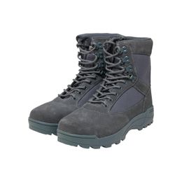 Stiefel Brandit "Brandit Accessoires Tactical Zipper Boots", Damen, Gr. 43, antracite, unifarben, Schuhe Stiefel
