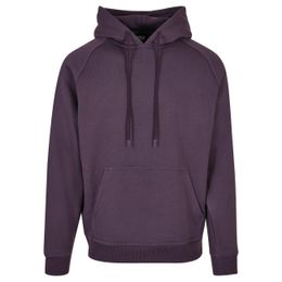 Sweatshirt Urban Classics "Urban Classics Herren Blank Hoody", Herren, Gr. L, lilanight, 65% Baumwolle, 35% Polyester, unifarben, Sweatshirts Sweatshirt