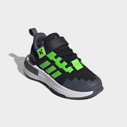 Sneaker adidas Sportswear "ADIDAS MINECRAFT PRO KIDS", Damen, Gr. 34, core schwarz, ftwr wei&szlig;, aurora onix, Synthetik, Textil, Schuhe Sneaker, mit Klettverschluss, f&uuml;r Kinder & Jugendliche