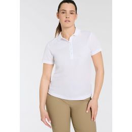 Maier Sports sheego Gro&szlig;e Gr&ouml;&szlig;en Poloshirt, wei&szlig;, Gr&ouml;&szlig;e 46 - Damen