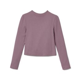 Tchibo - Kinder-Langarmshirt mit Rippstruktur - M&auml;dchen - Gr. 134/140 - rosa