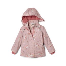 Tchibo - Kinder-Thermo-Regenjacke - Baby - Gr. 86/92 - rosa/print