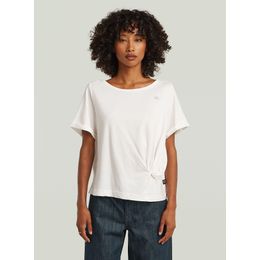 G-Star Raw G-STAR Damen T-Shirt "Knot T-Shirt"milk, Gr. M, Obermaterial: 100% Baumwolle, Shirts