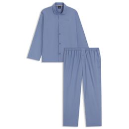 Pyjama BOSS "Chris", Herren, Gr. XXL, light, pastel blau 459, Jersey, Obermaterial: 50% Viskose, 45% Baumwolle, 5% Elasthan, unifarben, regular fit normal, Homewear-Sets Pyjama, normale Passform, mit elastischem Bund